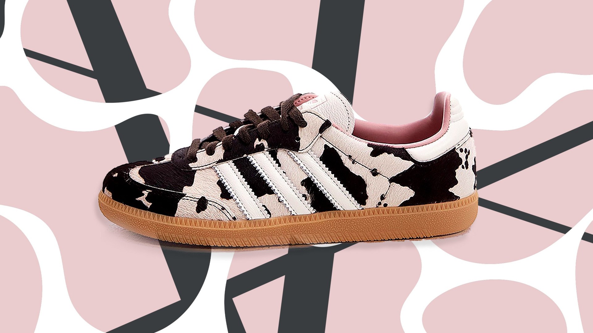 Adidas cow print Sambas are coming back to Asos soon
