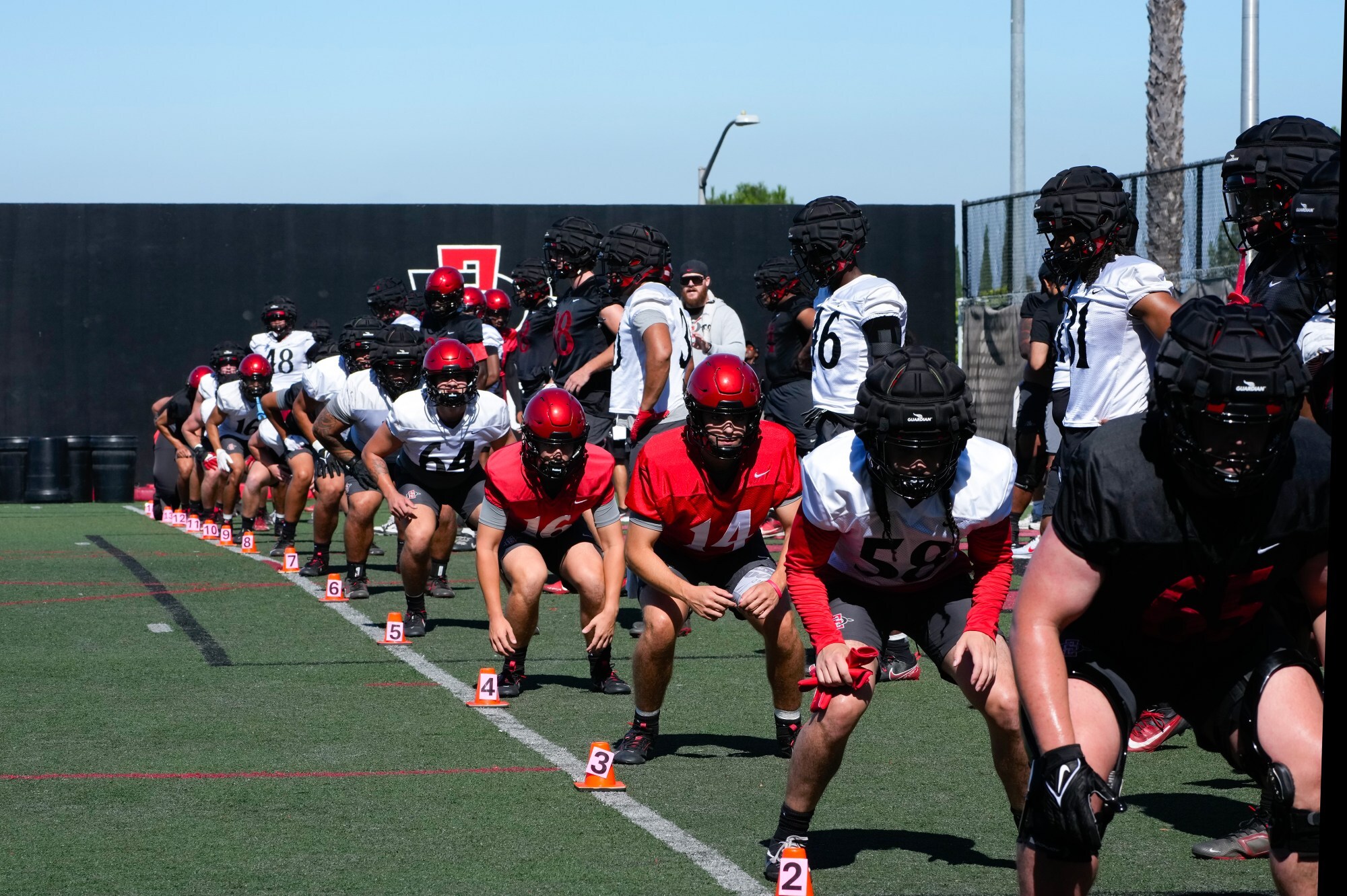Aztecs clock in, kick off fall camp with renewed focus and purpose