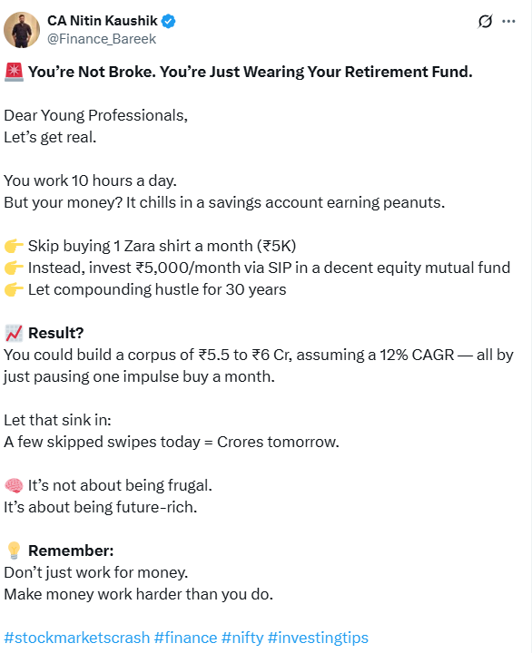 CA explains how avoiding a Rs 5,000 splurge every month can make you a ...