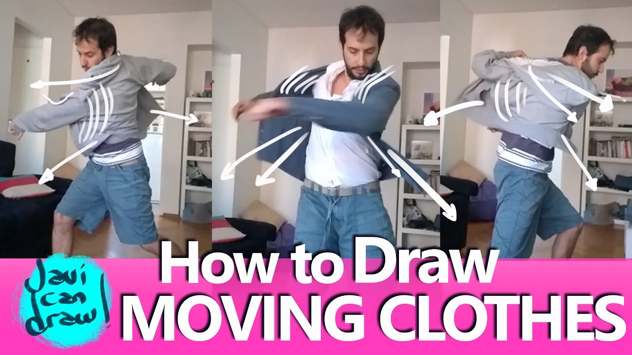 How clothes move: Understanding fabric in motion for better drawings