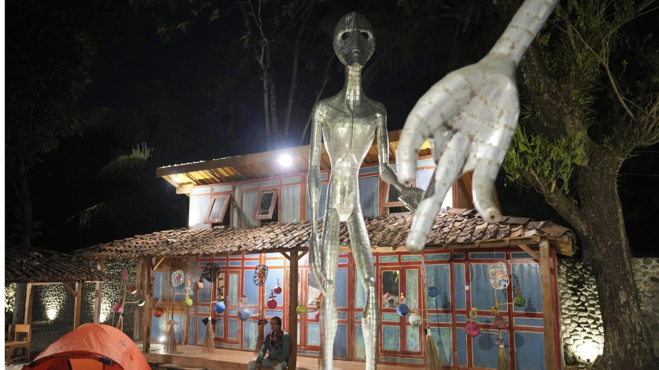 Lights, aliens, imagination: Inside Indonesia’s UFO festival; in pics