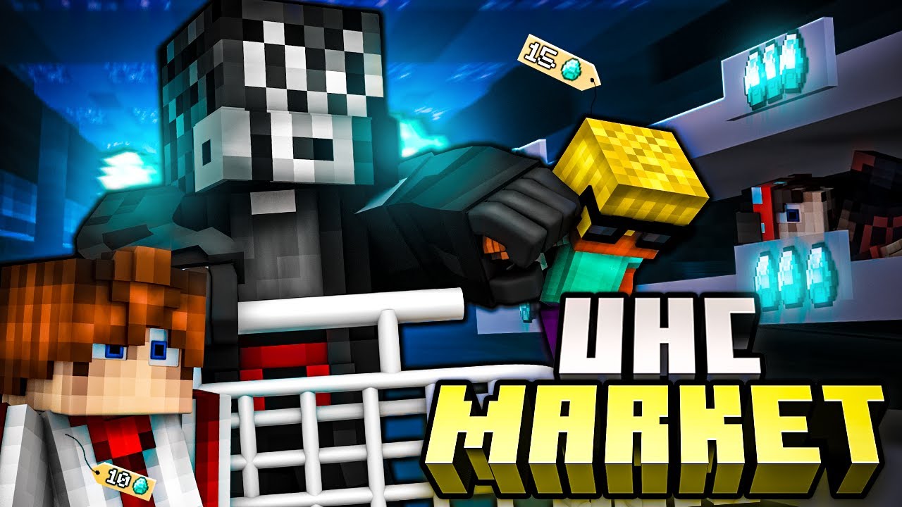 J’Achète Des Youtubers en Uhc Minecraft (UHC Market)