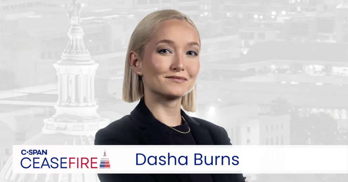 Dasha Burns named host of “Ceasefire” on C-SPAN