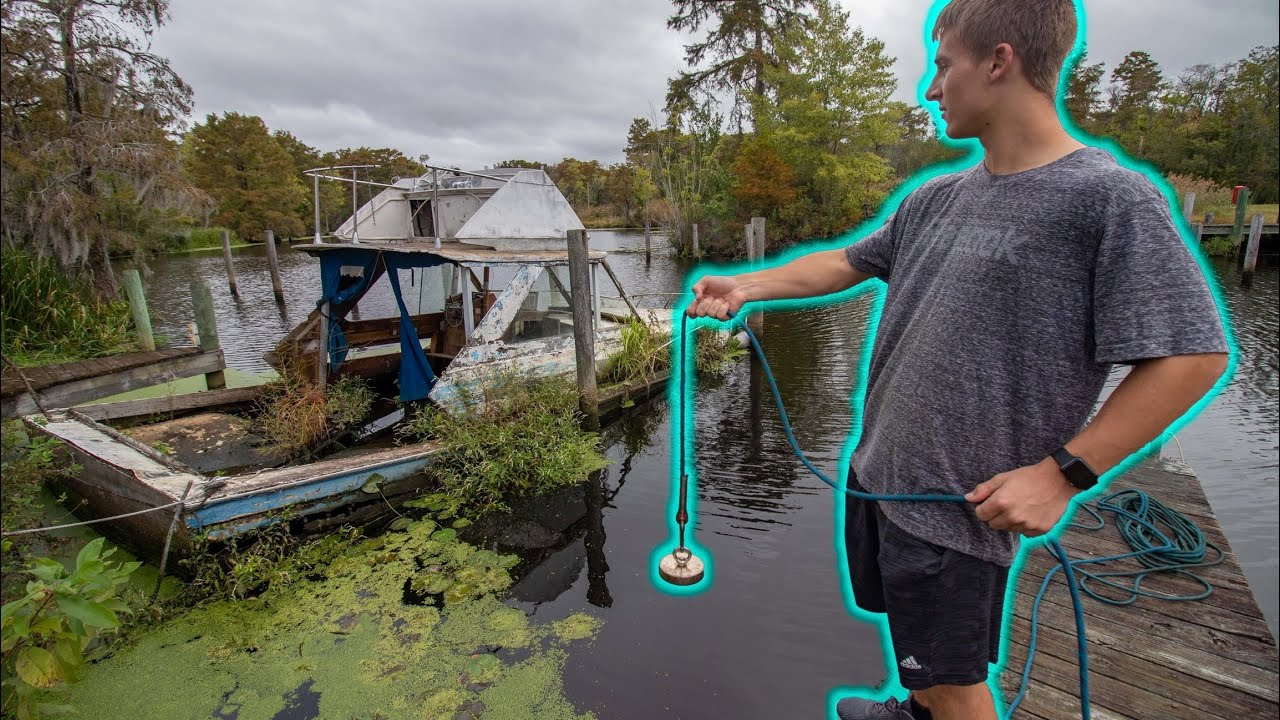 Abandoned Marina Magnet Fishing Results in Notable Object Retrieval