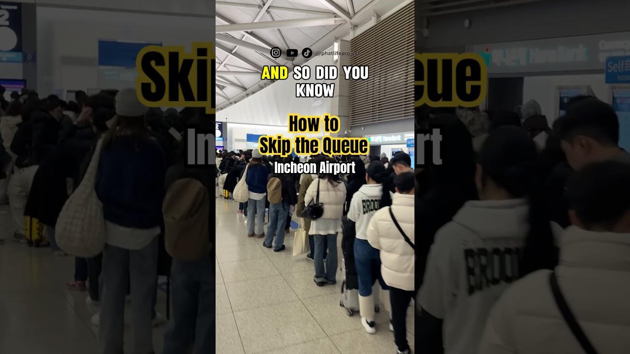 Incheon Airport Hack: How to Skip the Queue with the Smart Pass Guide