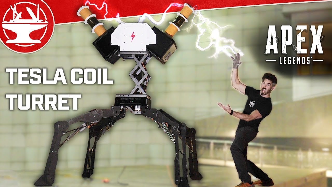 Building a Tesla Coil Turret Like in Apex Legends!