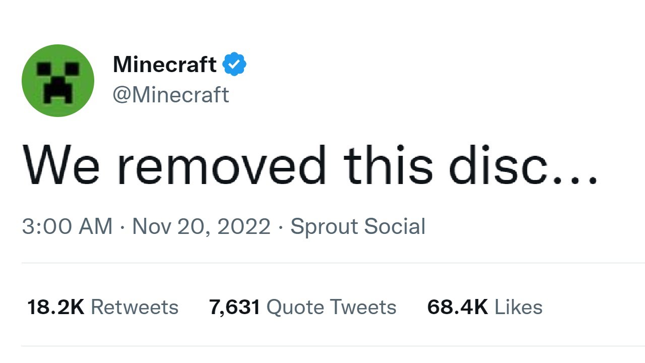 A Music Disc Was Removed from Minecraft – Here's Why