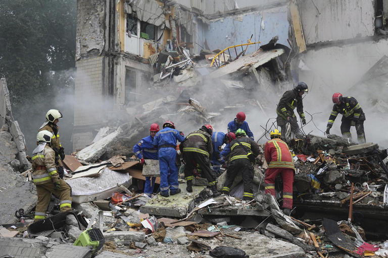 At least six dead and over 50 injured in a massive Russian overnight ...