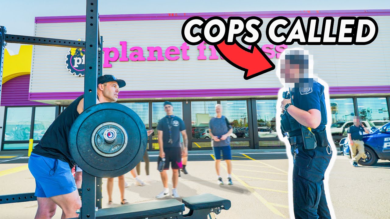 WIN $1 for Every Pound You BENCHPRESS vs Planet Fitness (COPS CALLED)