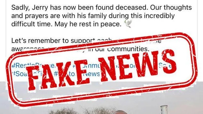 Police: Jerry Boshoga still missing, ignore fake news