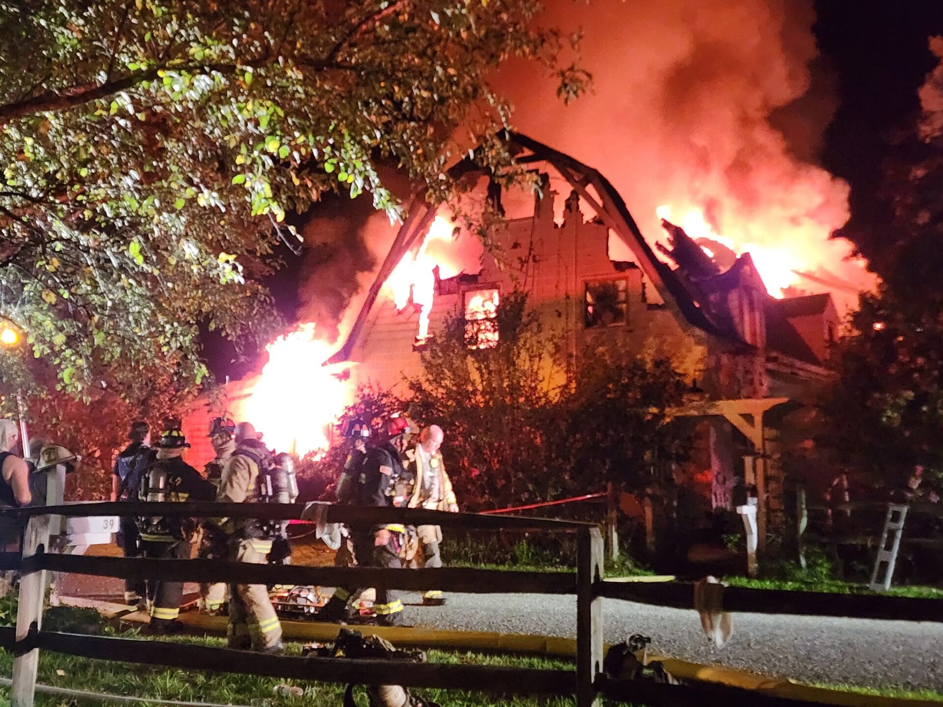 Historic barn-turned-home in Ashford destroyed by fire