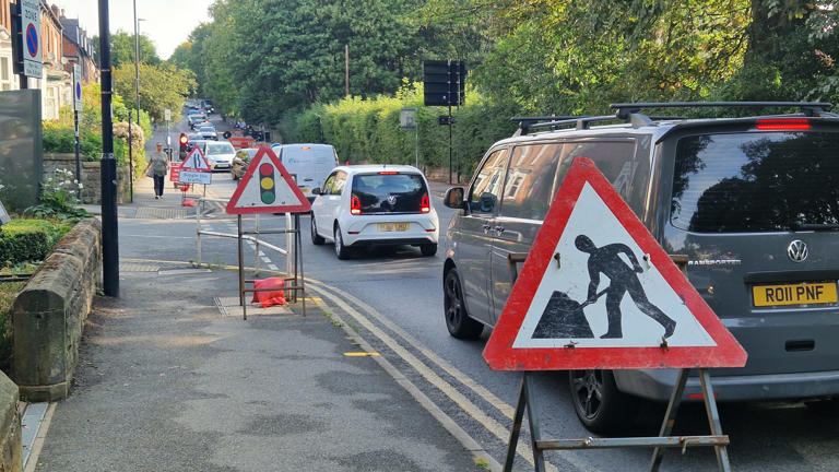 Sheffield traffic: Day two of commuter chaos on major road after water ...