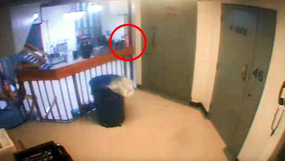 Orange blob on CCTV near Epstein's cell fuels mystery