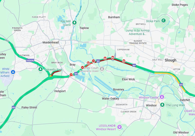 Major motorway closed near London after crashes