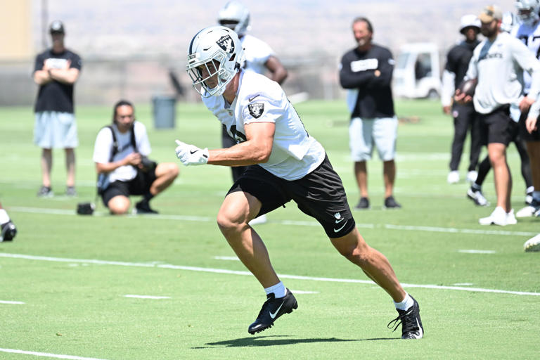 WATCH: Rookie WR Jack Bech made a dynamic leaping grab at Monday's camp ...