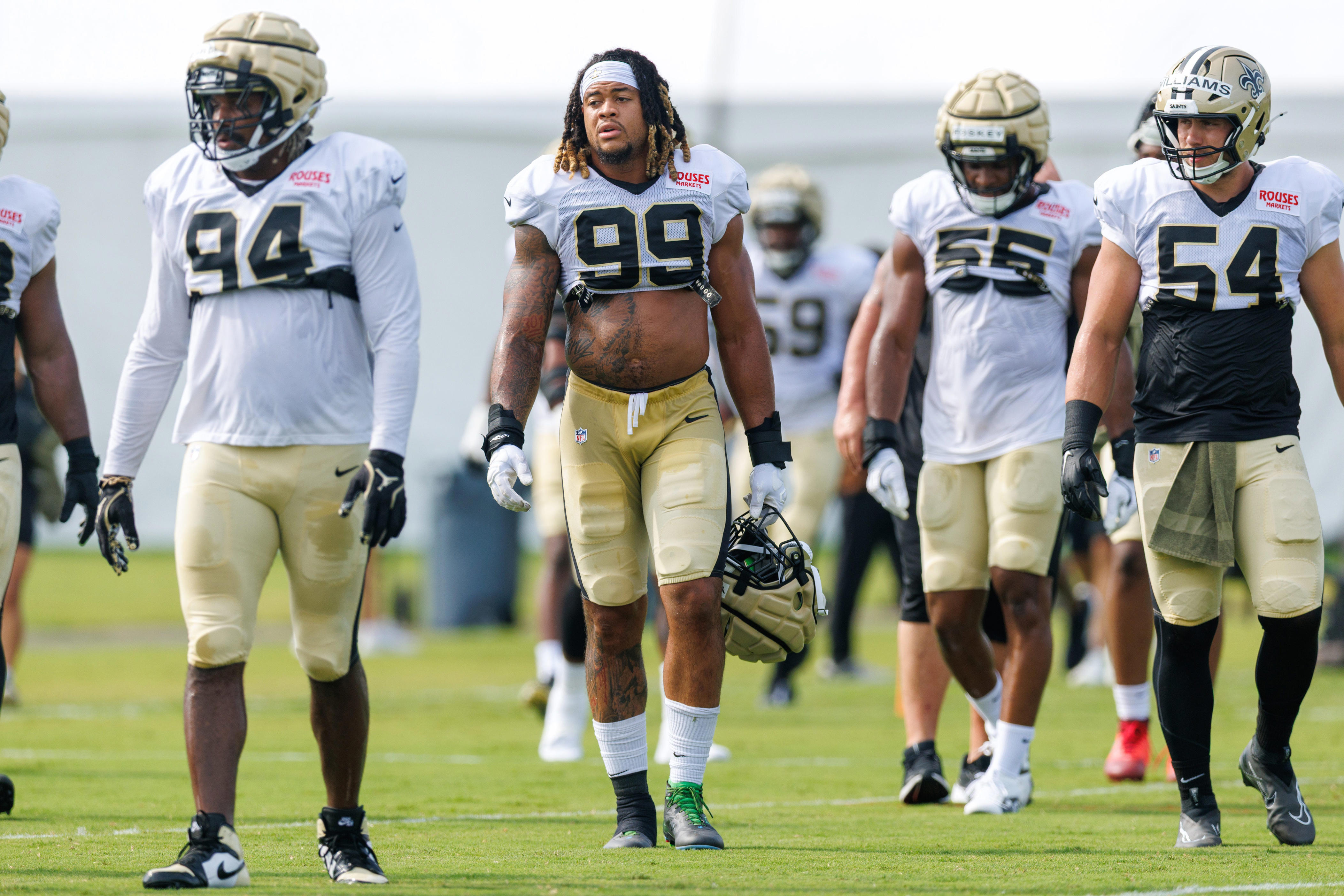 Only one Saints player was DNP on Wednesday, but starter suffered new ...