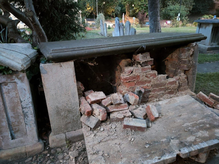 Outrage after vandals destroy gravestones at Polish church in Bedford