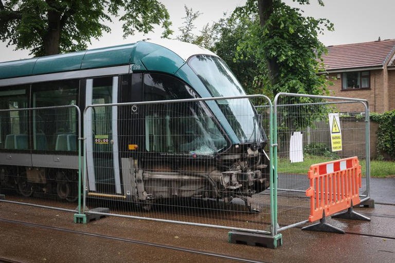 Temporary Nottingham tram timetable caused by car crashes comes to an end