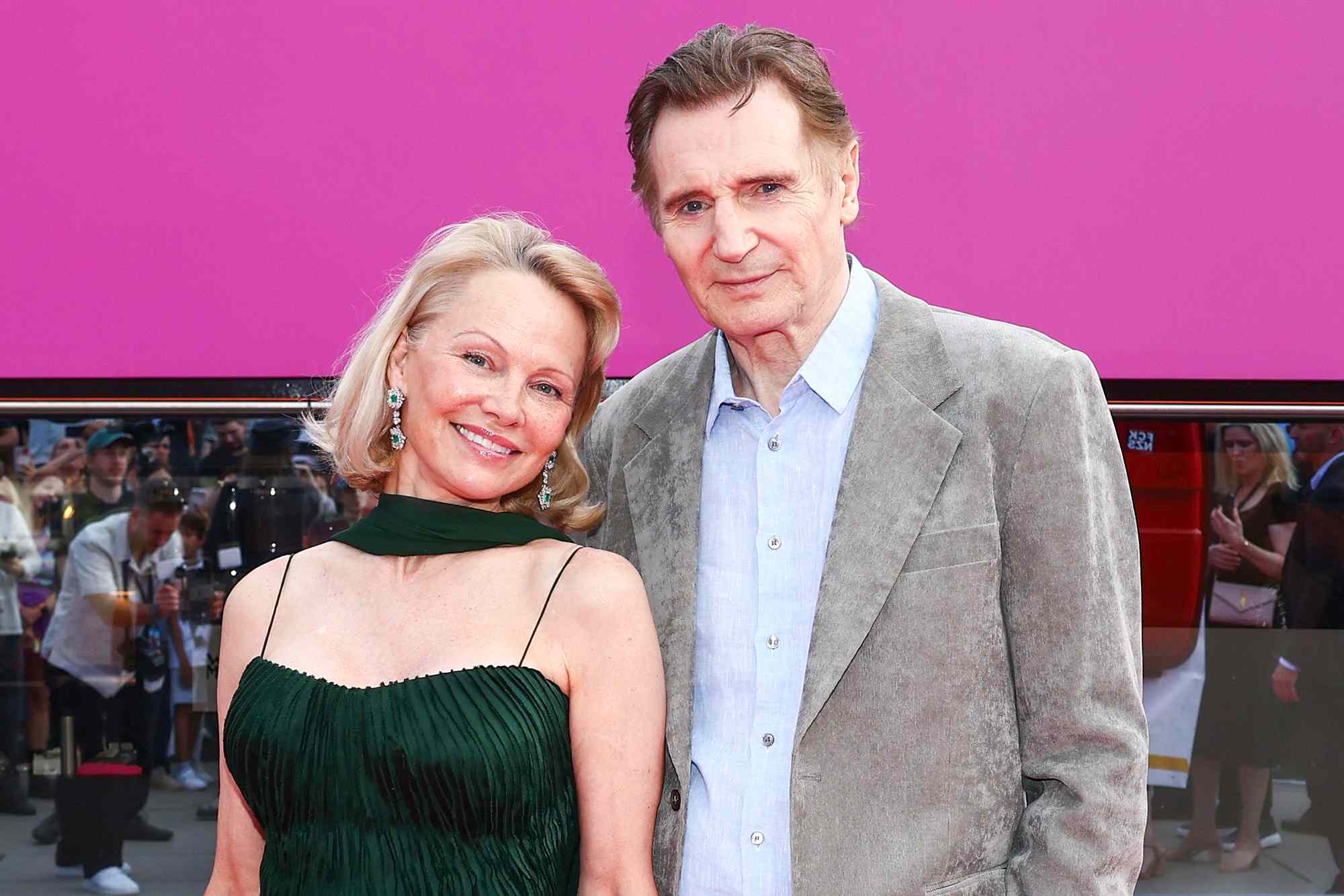 How Pamela Anderson and Liam Neeson's 'Very Grounded' Relationship ...