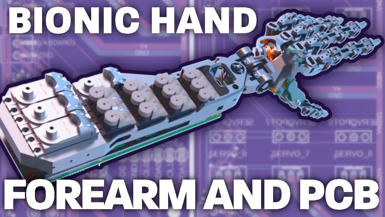 Biomimetic Bionic Hand - Forearm and PCB Experiments