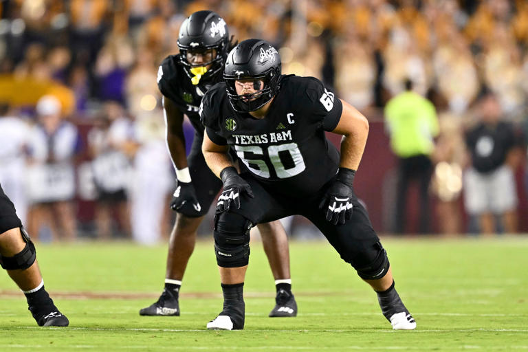 'Tackle is definitely harder': Texas A&M senior OL discusses preseason ...