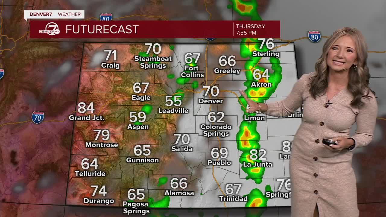 Another afternoon of storms and heavy rain for the Front Range