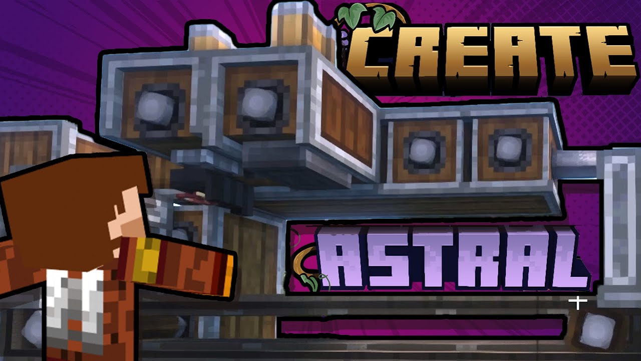 Ash Gets Sturdy in Create Astral Episode 17 Modded Minecraft Series