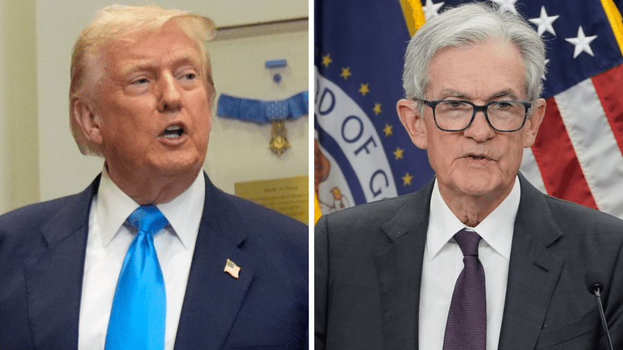 Trump posts meme poking fun at firing Powell