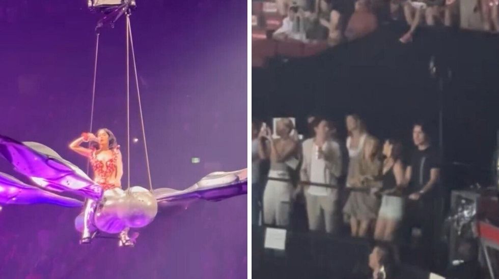 Justin Trudeau est allé voir Katy Perry au Centre Bell et il a l'air de ...