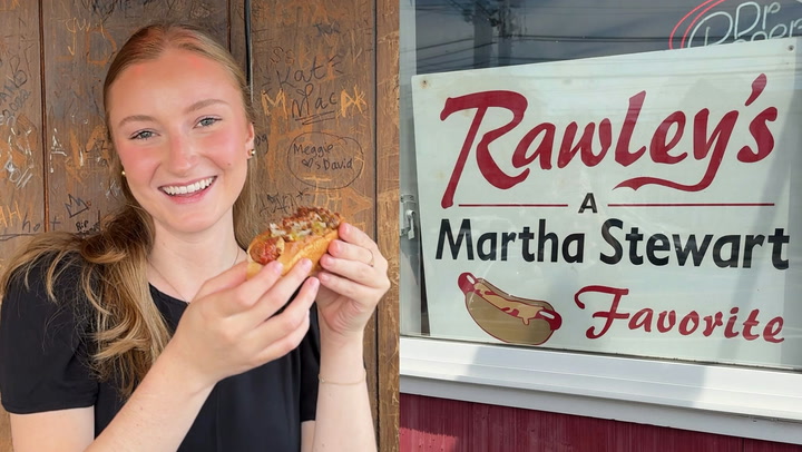 Trying Martha Stewart's Favorite Hot Dog Stand: Rawley's