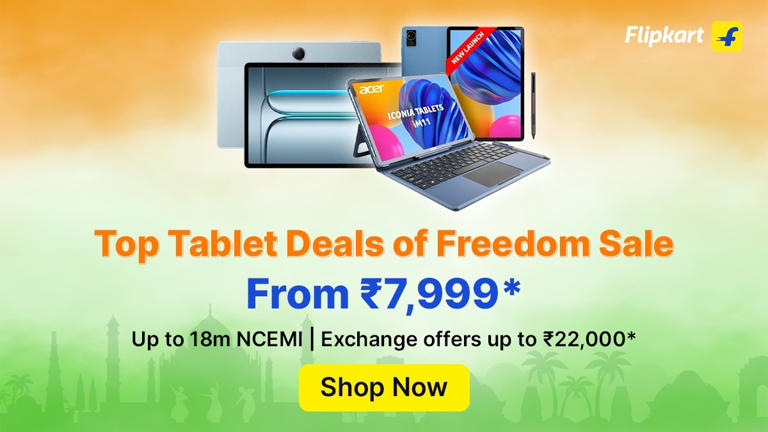 Flipkart Freedom Sale: Tablets Get Their Biggest Price Drop of the Year
