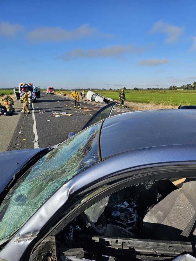 Highway 113 in Sutter County closed following crash, CHP says