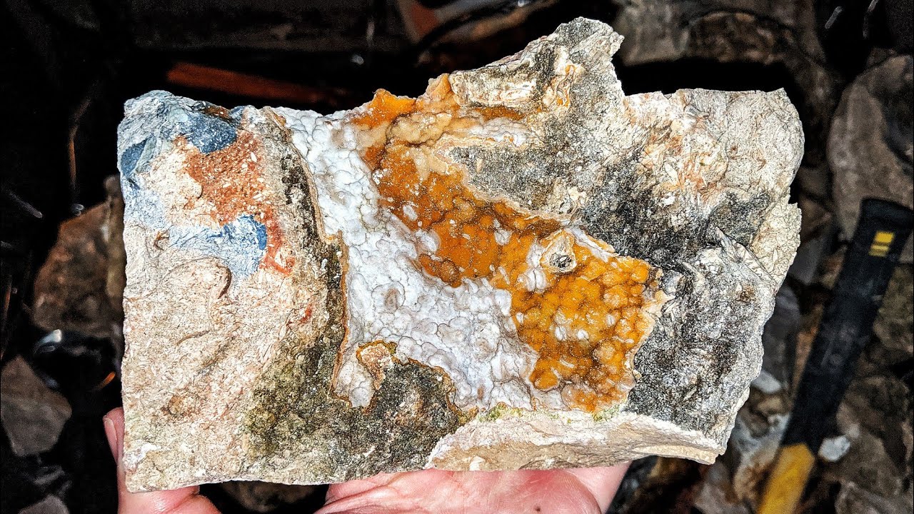 Rockhounding for druzy quartz and calcite crystal clams in Florida!