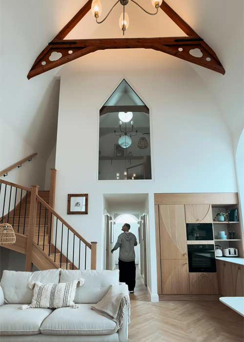 Former Love Island star transforms beautiful old chapel into amazing ...