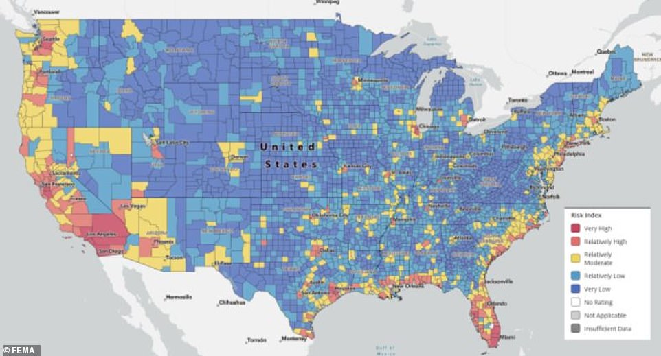 New map reveals America's disaster hotspots - is your city at risk?