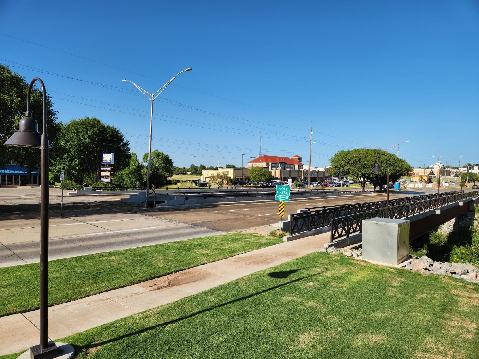 Construction on Wolf Creek Bridge along NW Cache Road complete