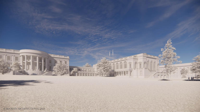 White House releases renderings of what Trump's new ballroom will look like