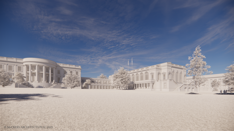 Trump reveals $200 million golden ballroom in ‘modernized’ White House ...