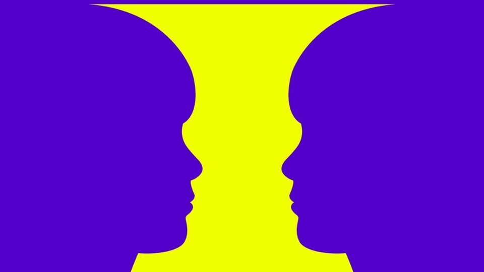 Optical illusion: Can you spot the Vase or the Faces first? Most people ...