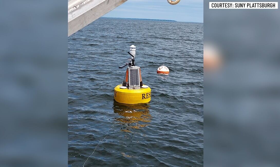 New buoy measures underwater conditions on Lake Champlain