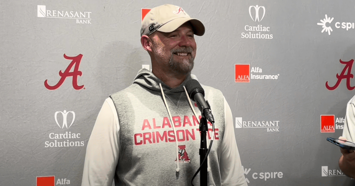 Everything Ryan Grubb said after Alabama’s second preseason practice