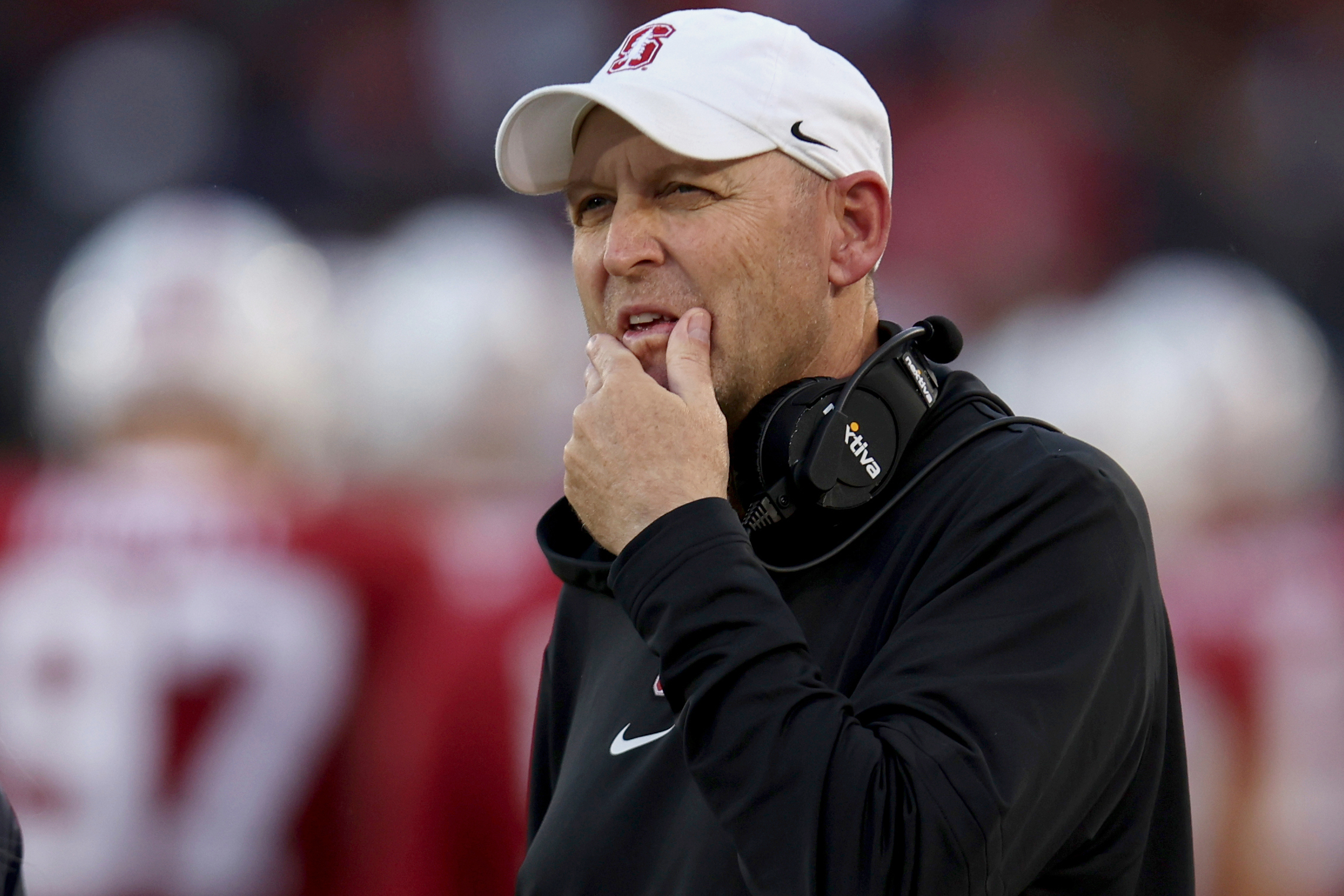 Fired Stanford football coach Troy Taylor sues ESPN over female ...