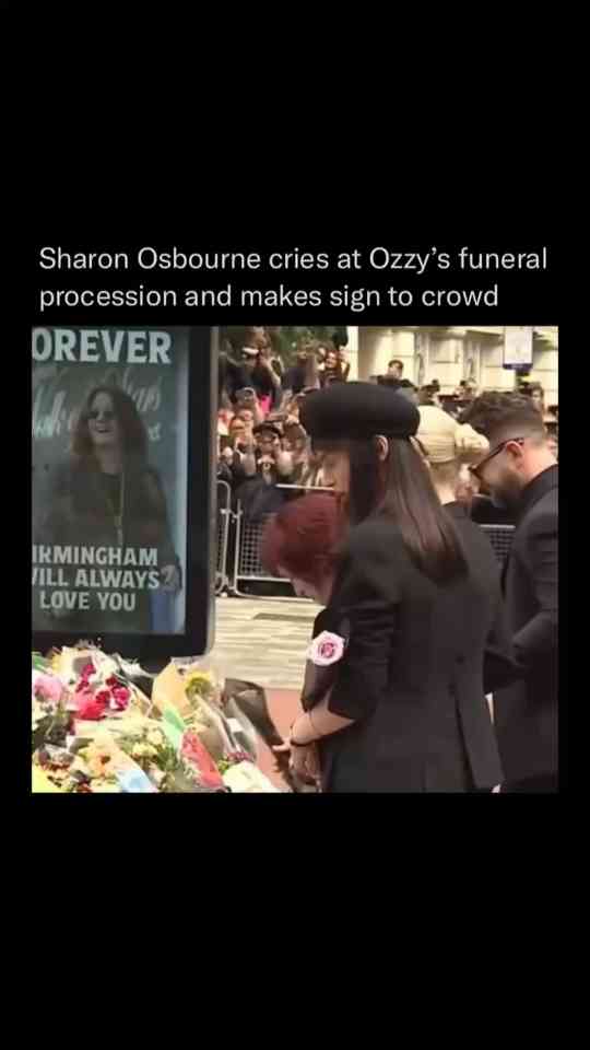 Sharon Osbourne Saying Her Final Goodbye