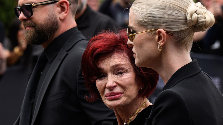 Sharon Osbourne's Outfit At Ozzy's Funeral Had A Heartbreaking Detail