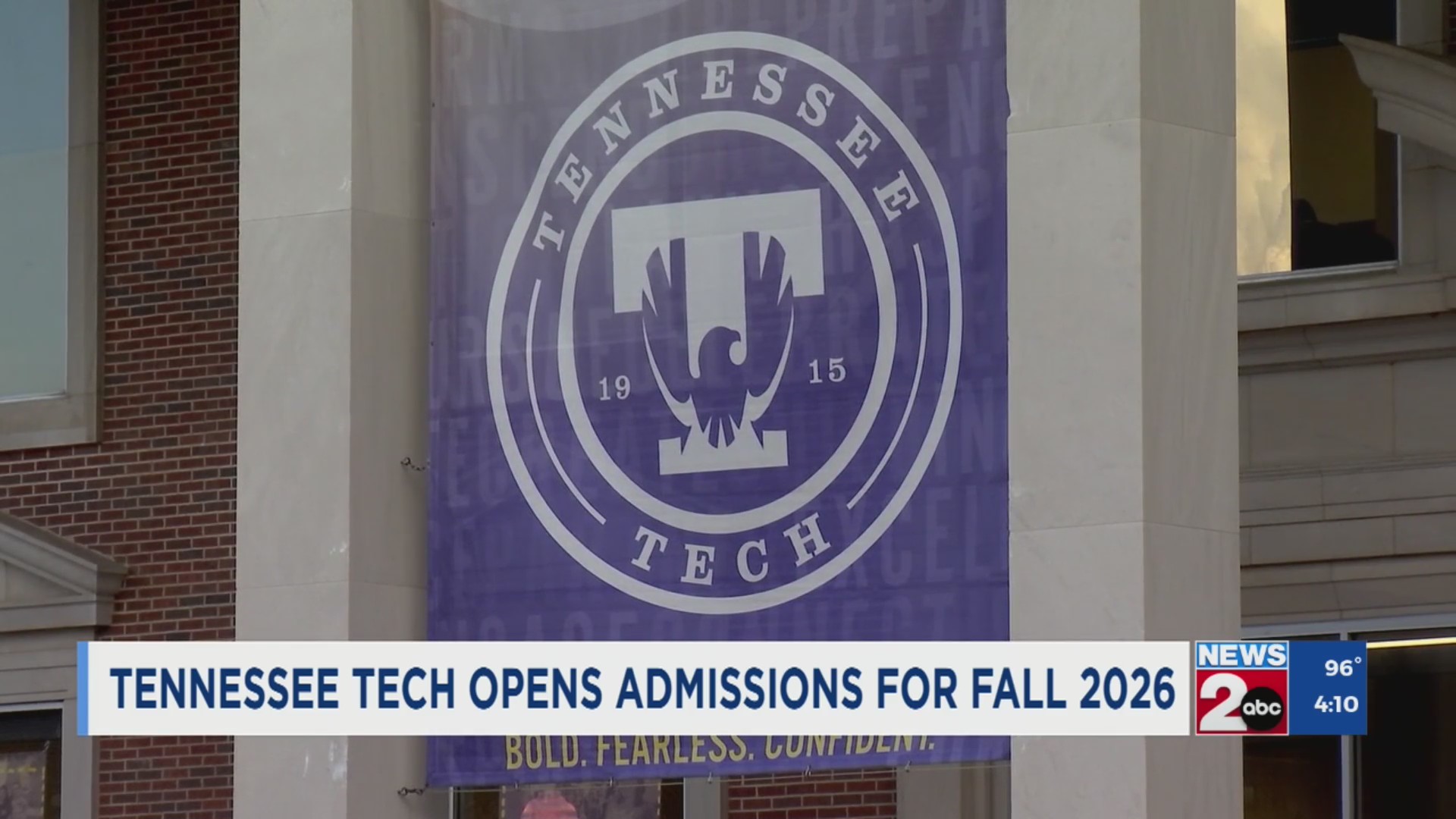 Tennessee Tech opens admissions for fall 2026