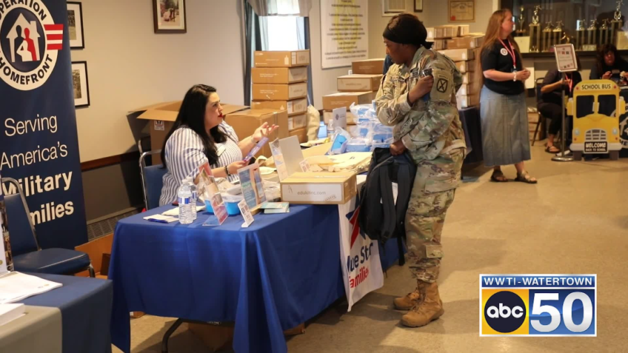 Operation Homefront’s Back-to-School Brigade aids Fort Drum families