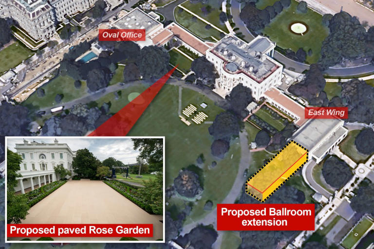 Trump announces $200M White House ballroom construction starting in ...