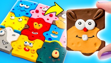 Défi pâte à modeler magique contre Sam le Slime ⏳🌅 5 créations ...