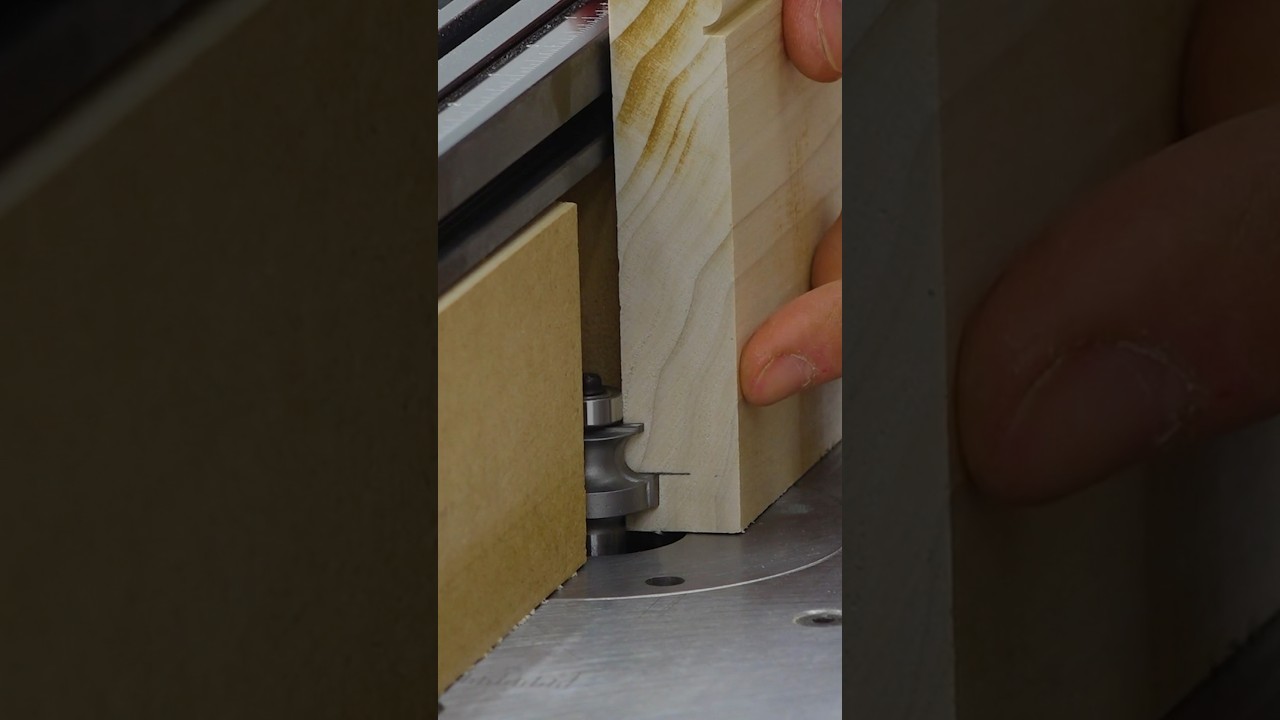 Making plinth blocks and beaded casings #wood #trim #woodshop