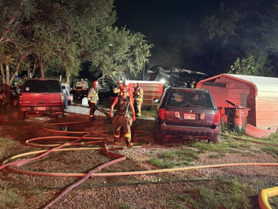 Fire destroys home in rural Reno County near Cheney Reservoir